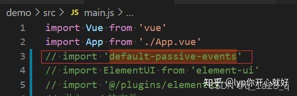 解决Unable to preventDefault inside passive event listener invocation 报错问题 - 知乎