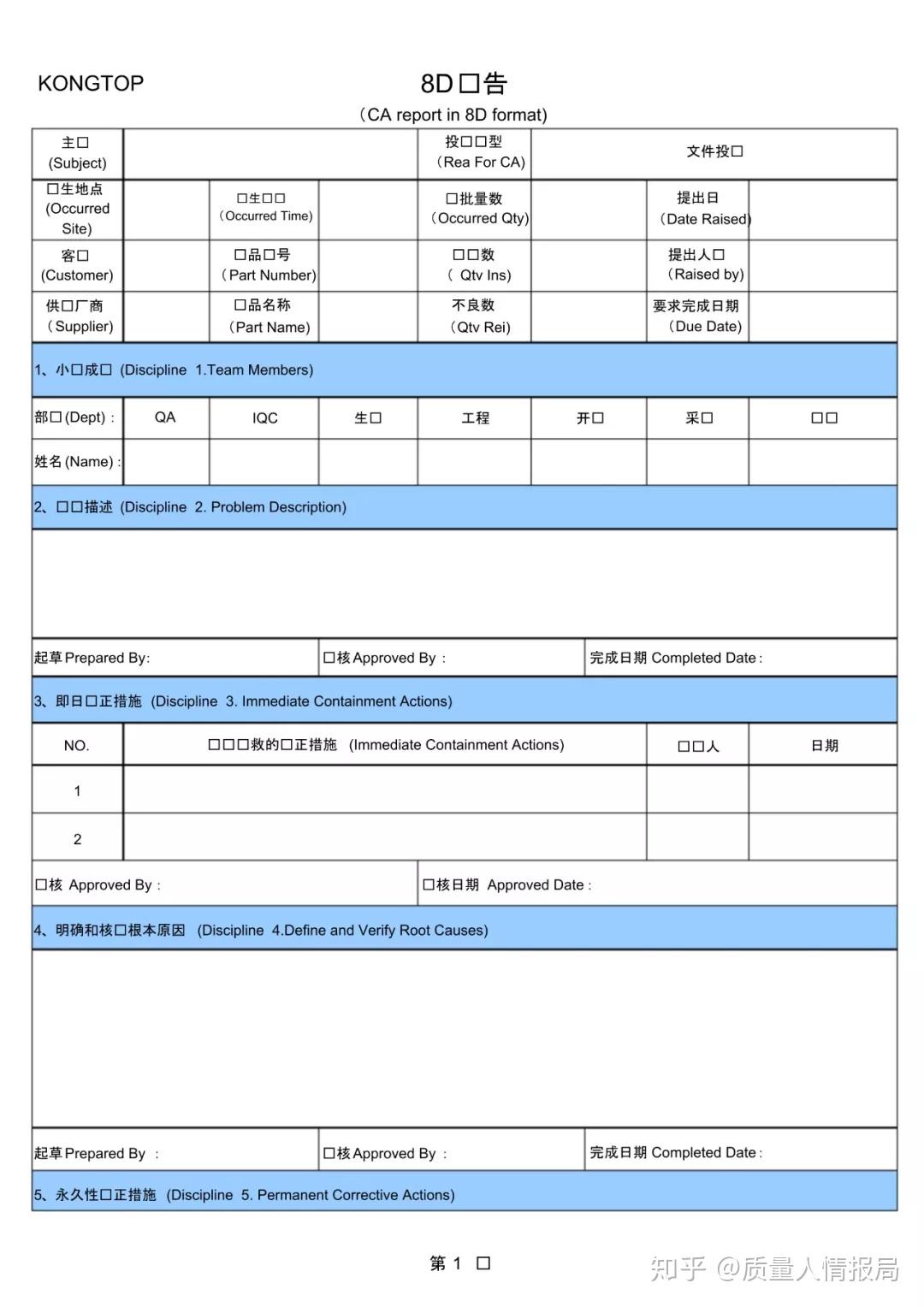 8D方法详解PPT，还附8D报告，赶紧收藏备用！ - 知乎