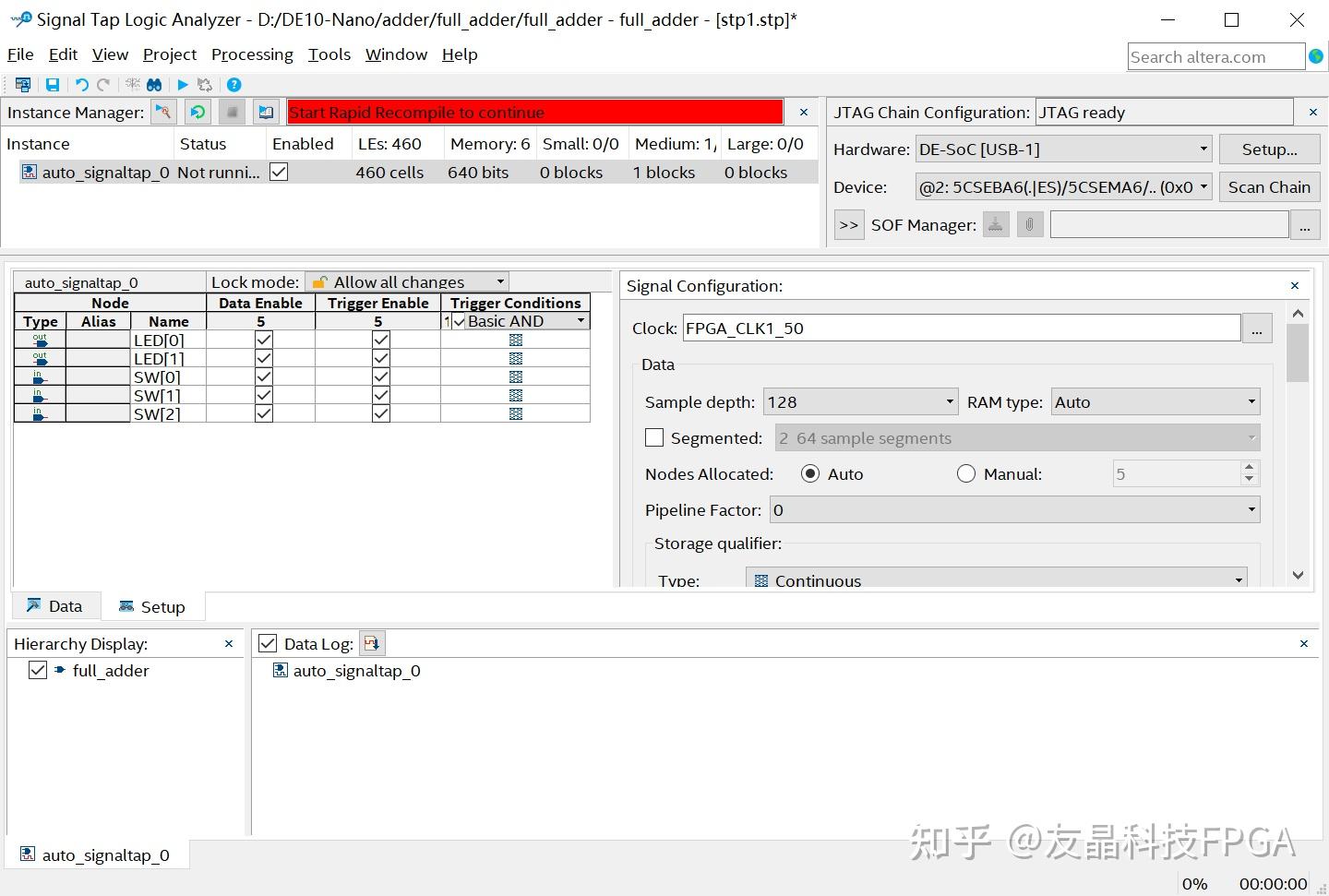 Signal Tap Logic Analyzer使用讲解 - 知乎