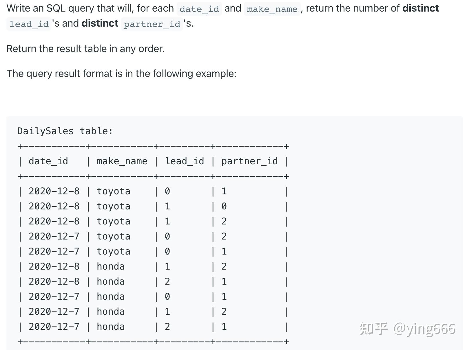 LeetCode SQL 1693 答案 - 知乎