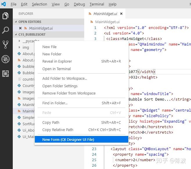 PyQt扩展在Visual Studio Code中的配置及基本使用方法 - 知乎