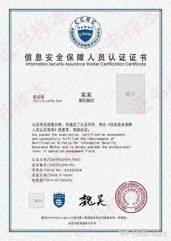 CISAW信息安全保证人员介绍 - 知乎