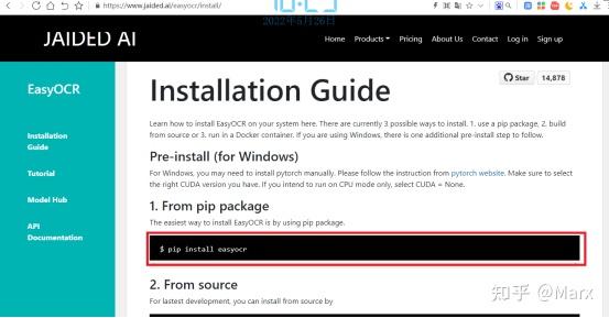 Python光学字符识别工具-EasyOCR安装与使用（Win10） - 知乎