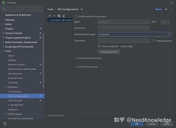 Pycharm | Create SSH configurations - 知乎