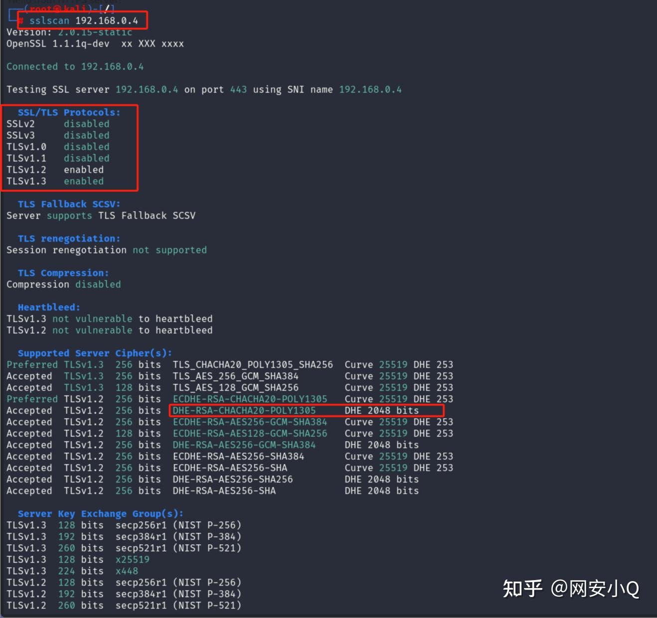 kali工具集-sslscan安全检测与HTTPS服务器部署实践 - 知乎
