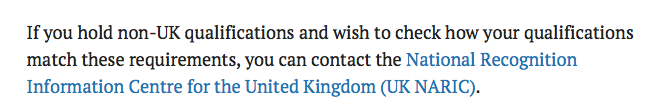 Useful Links - UK NARIC 学历认证网站 - 知乎