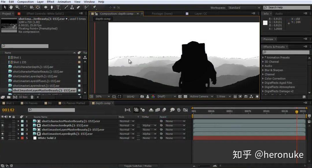 AE+PF+MAYA好莱坞级别全流程月球合成案例 - 知乎