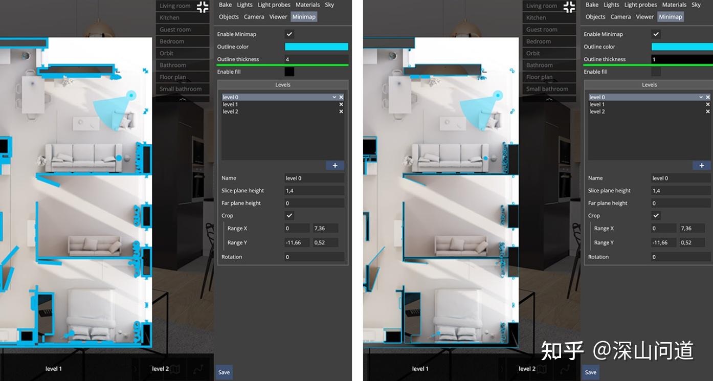 shapespark教程——小地图设置 - 知乎