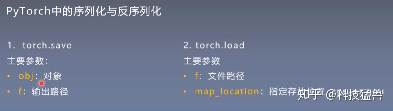 PyTorch 13.模型保存与加载，checkpoint - 知乎