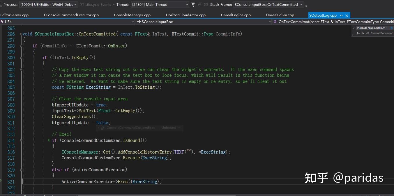 UE4 控制台命令 - 知乎