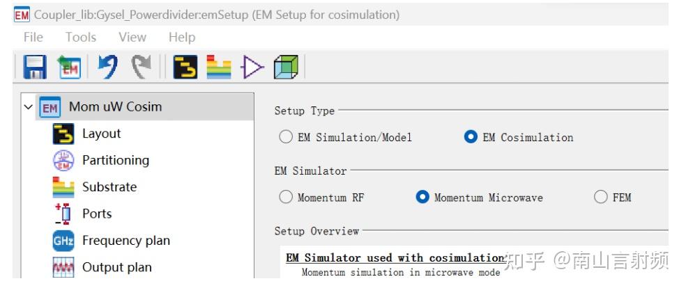 ADS EM 仿真中 Cosimulation 的设置 - 知乎