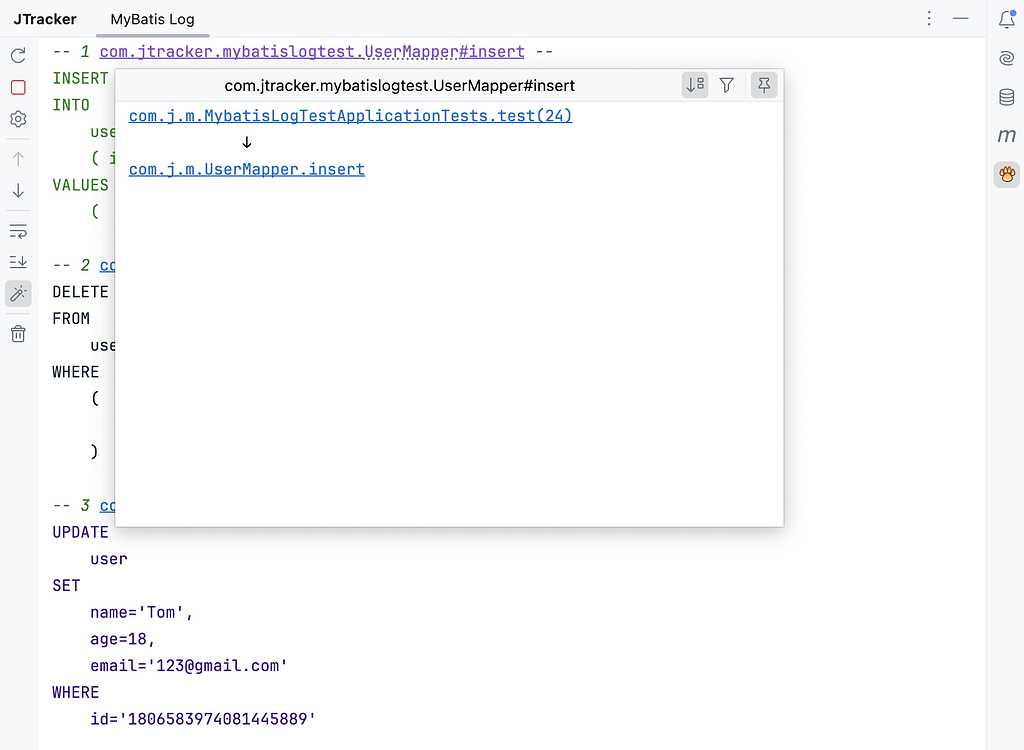 JTracker IDEA 中最好的 MyBatis 日志格式化插件 - 知乎