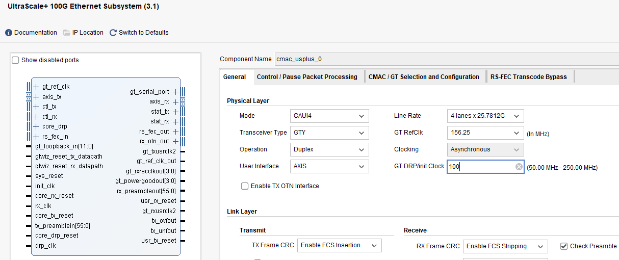 FPGA实现100G UDP协议栈，纯verilog代码编写，基于Ultrascale+ 100G Ethernet Subsystem架构，提供工程源码和技术支持 - 知乎