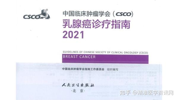2021CSCO乳腺癌指南 - 知乎