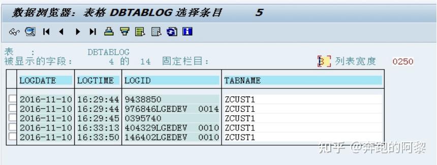 SAP-如何快速实现自定义表的修改日志记录 - 知乎