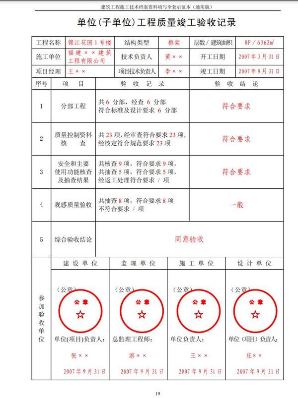 全套资料填写范本，从开工到竣工全过程文件清单（附表格模板） - 知乎
