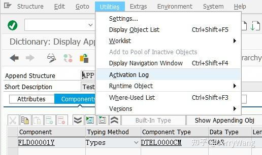SAP ABAP Append structure 介绍 - 知乎