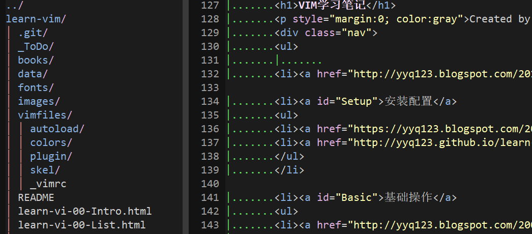 vim 文件浏览功能的内置插件 Netrw - rookieagle - 博客园