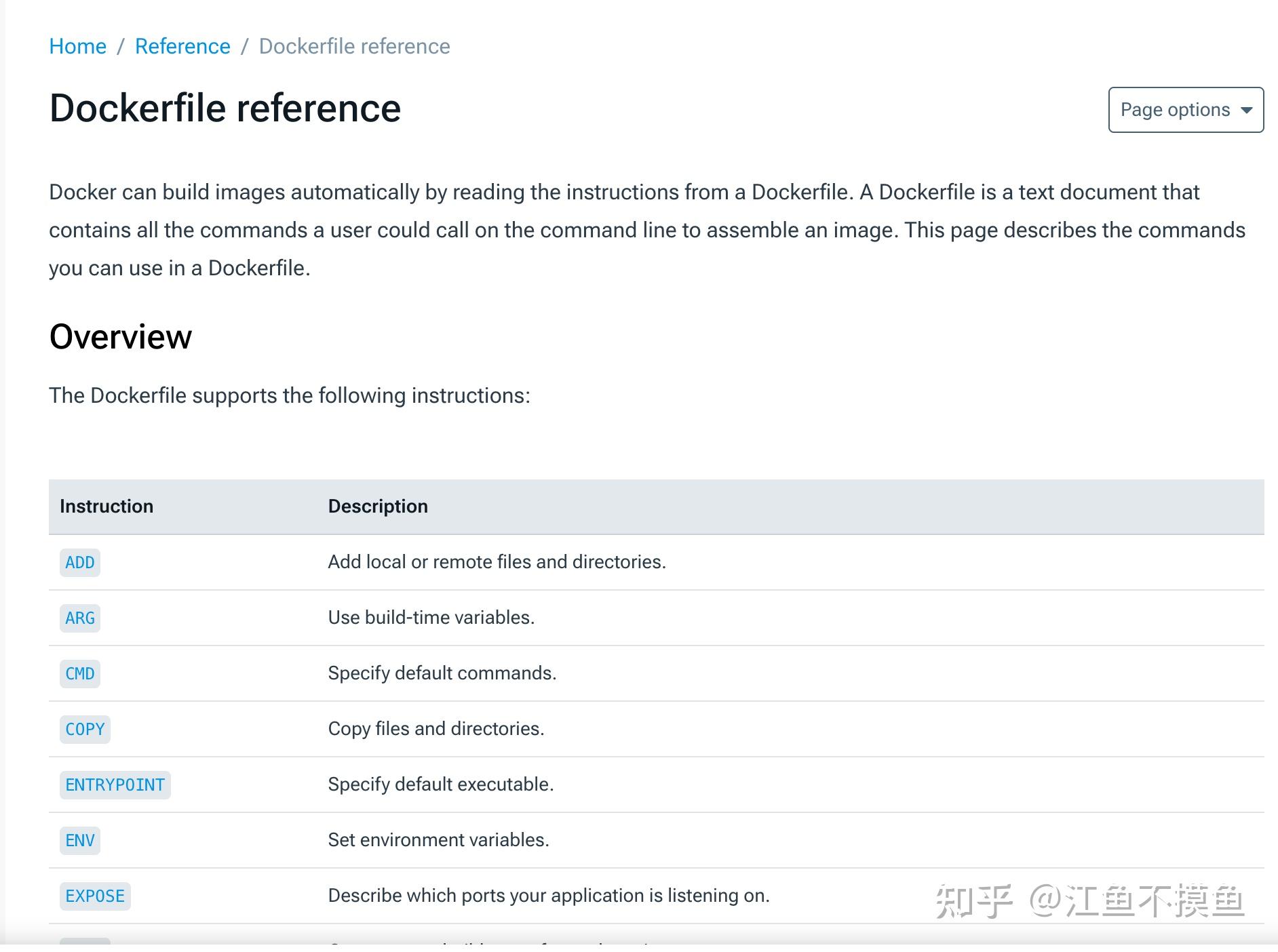 Docker 命令 & 参数 & 使用合集 - 知乎