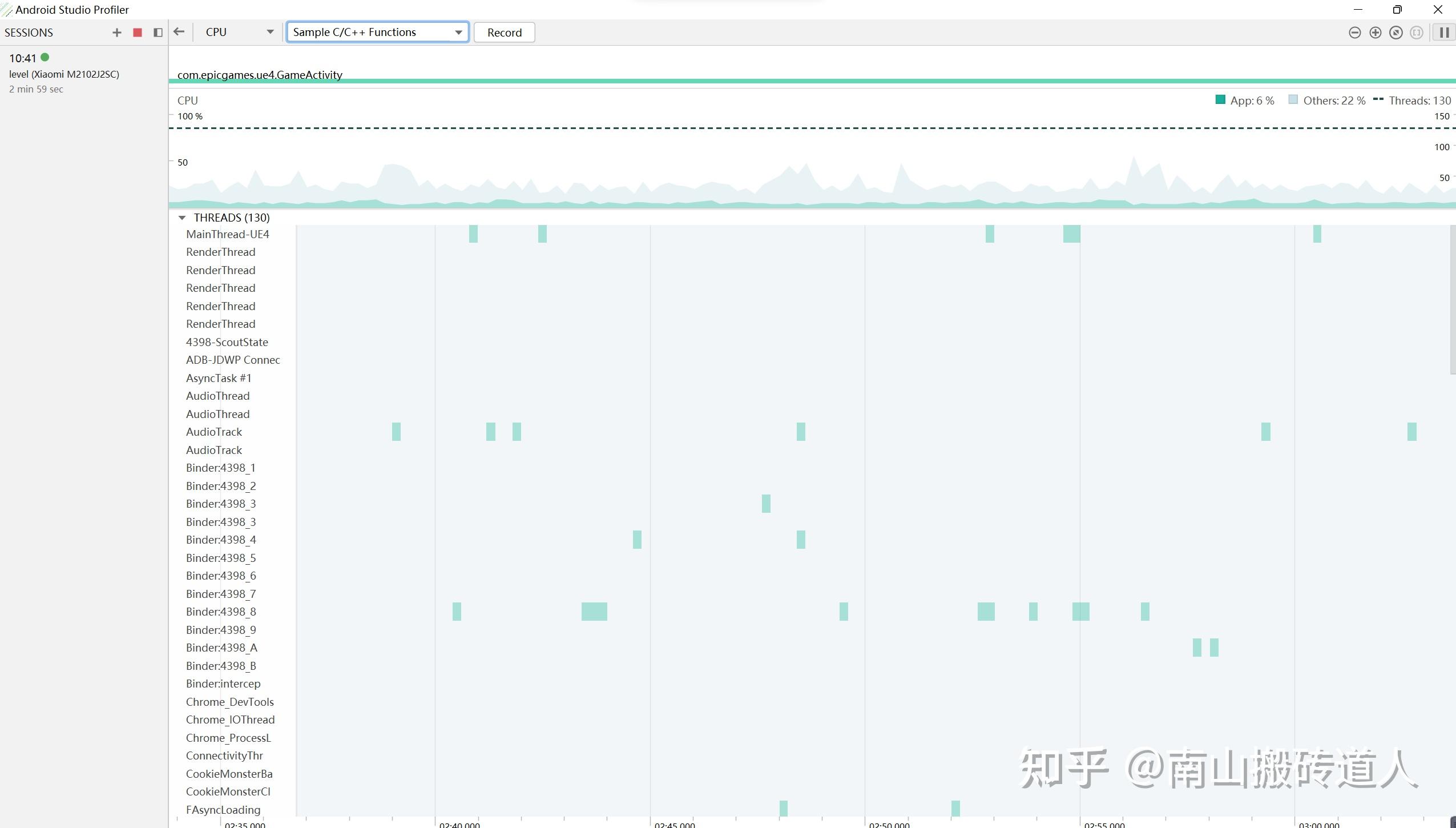 android studio profiler 性能分析 - 知乎