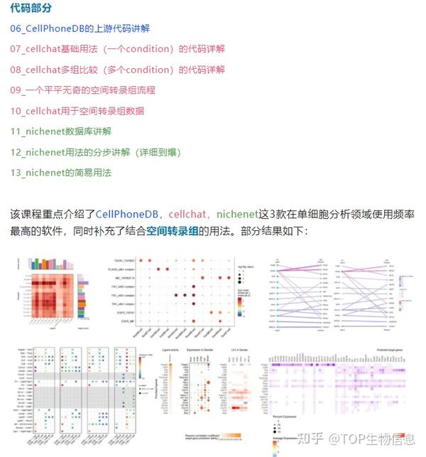 全网最系统的单细胞测序细胞互作 细胞通讯分析课程 知乎