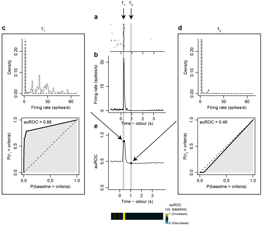 Area under receiver operating characteristic (auROC) normalization of ...