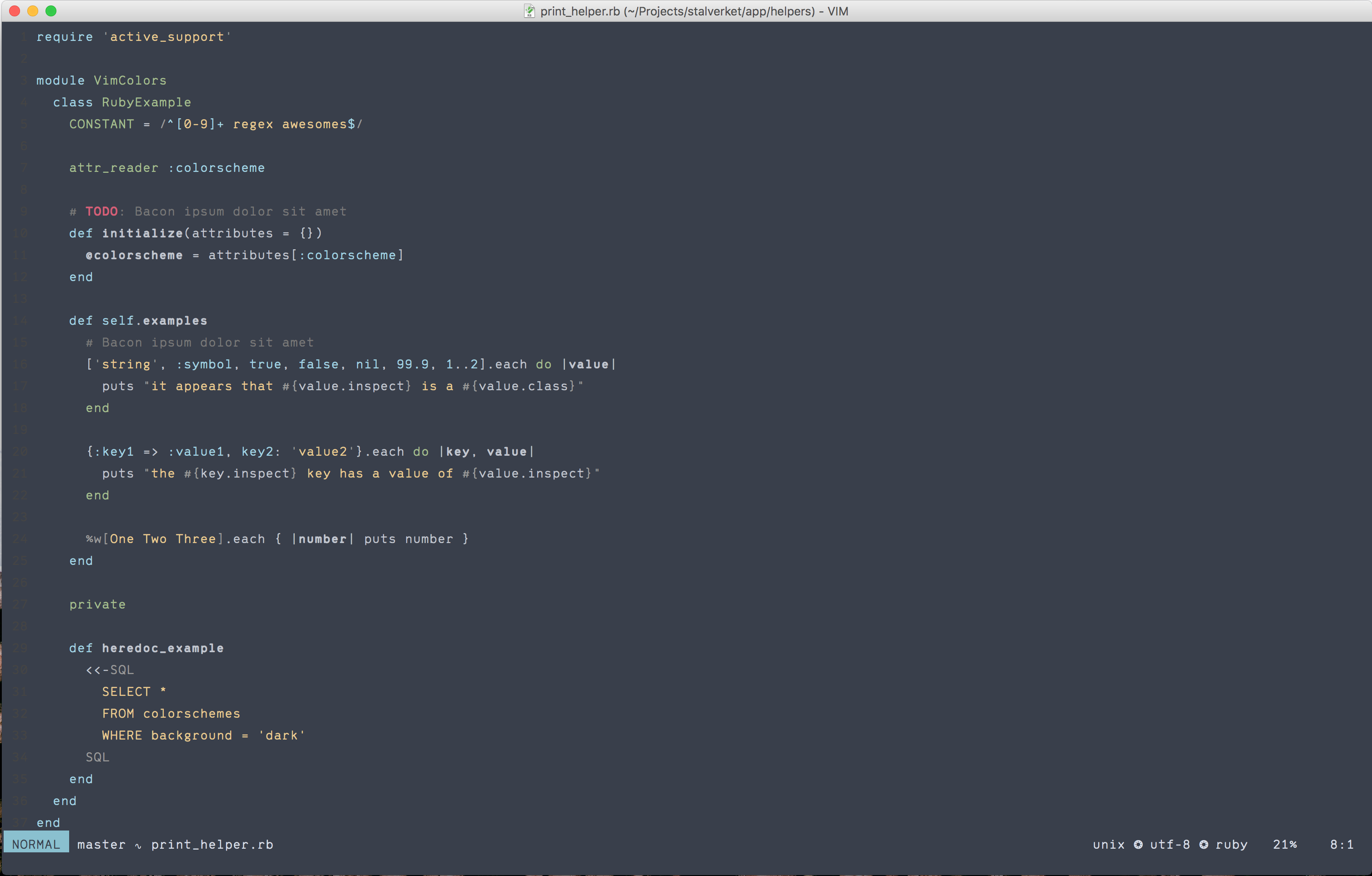 你认为最好看的 Vim 配色方案（color scheme）是哪款？ - 知乎