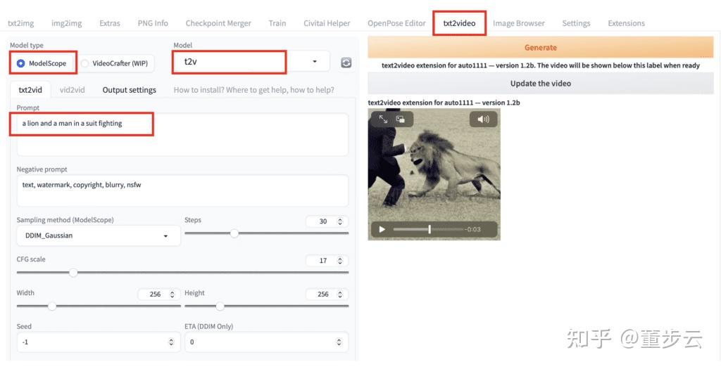 如何使用Stable Diffusion 将文本转换为视频 - 知乎