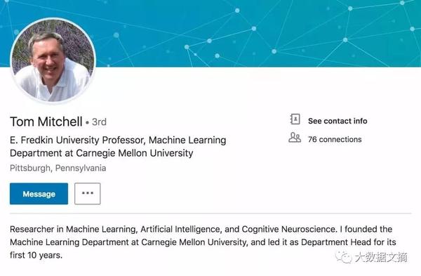 大咖 | 卡耐基梅隆教授Tom Mitchell：人工智能在中国前景光明，有2点要注意 - 知乎