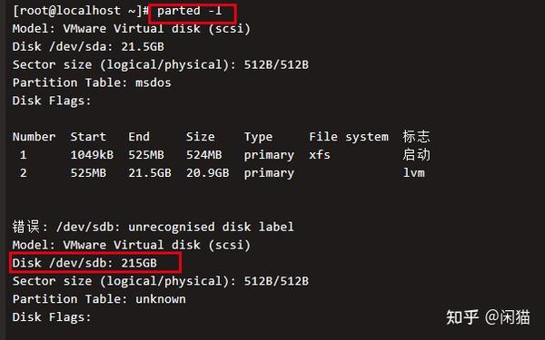 Linux环境利用lvm方式挂载磁盘 - 知乎