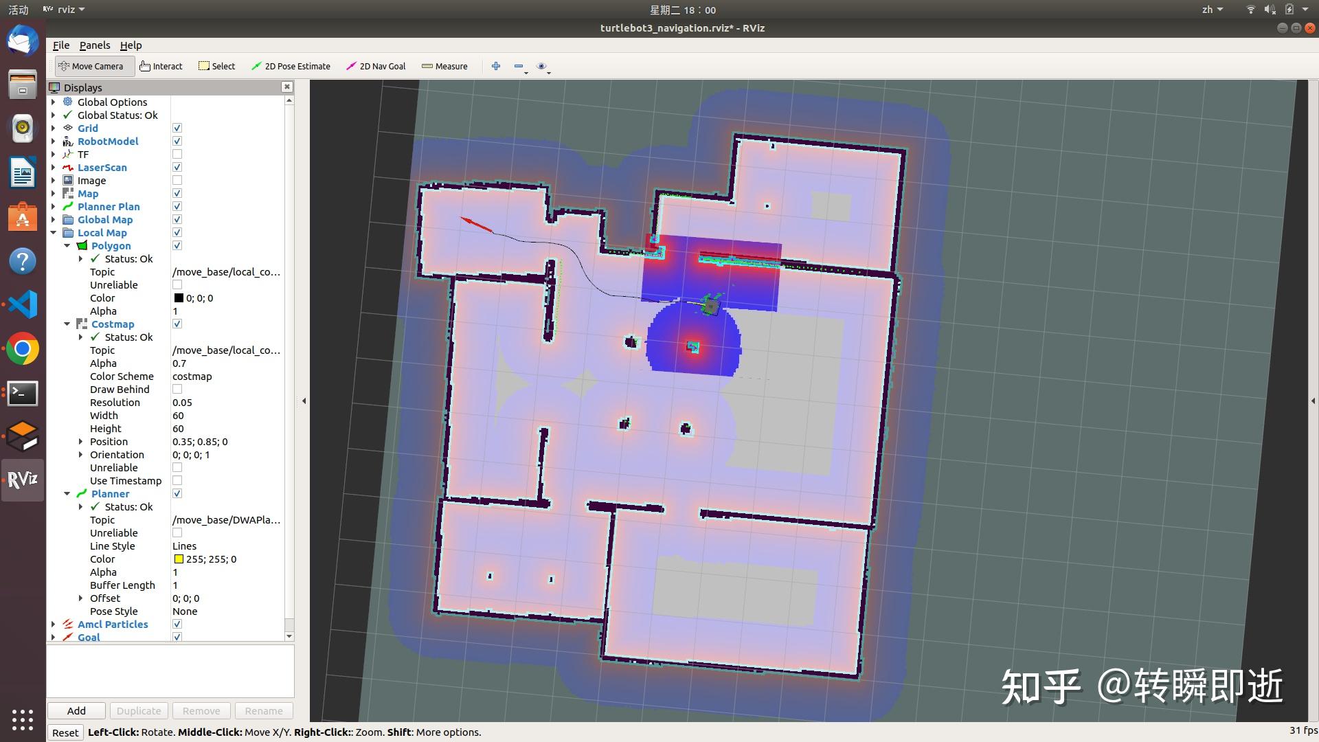 基于TurtleBot3的仿真slam建模与导航(Gazebo建模) - 知乎