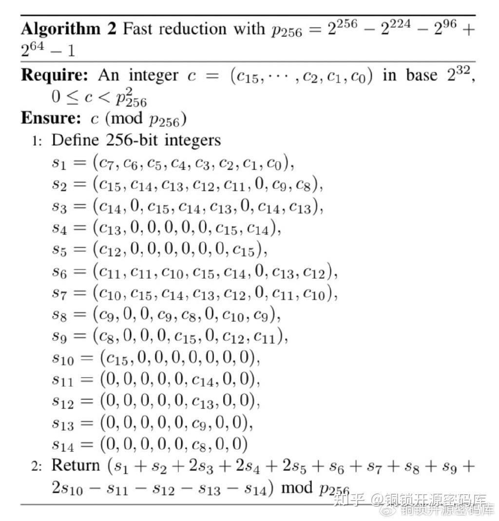 铜锁 SM2 算法性能优化实践（二）｜快速模约减算法实现 - 知乎