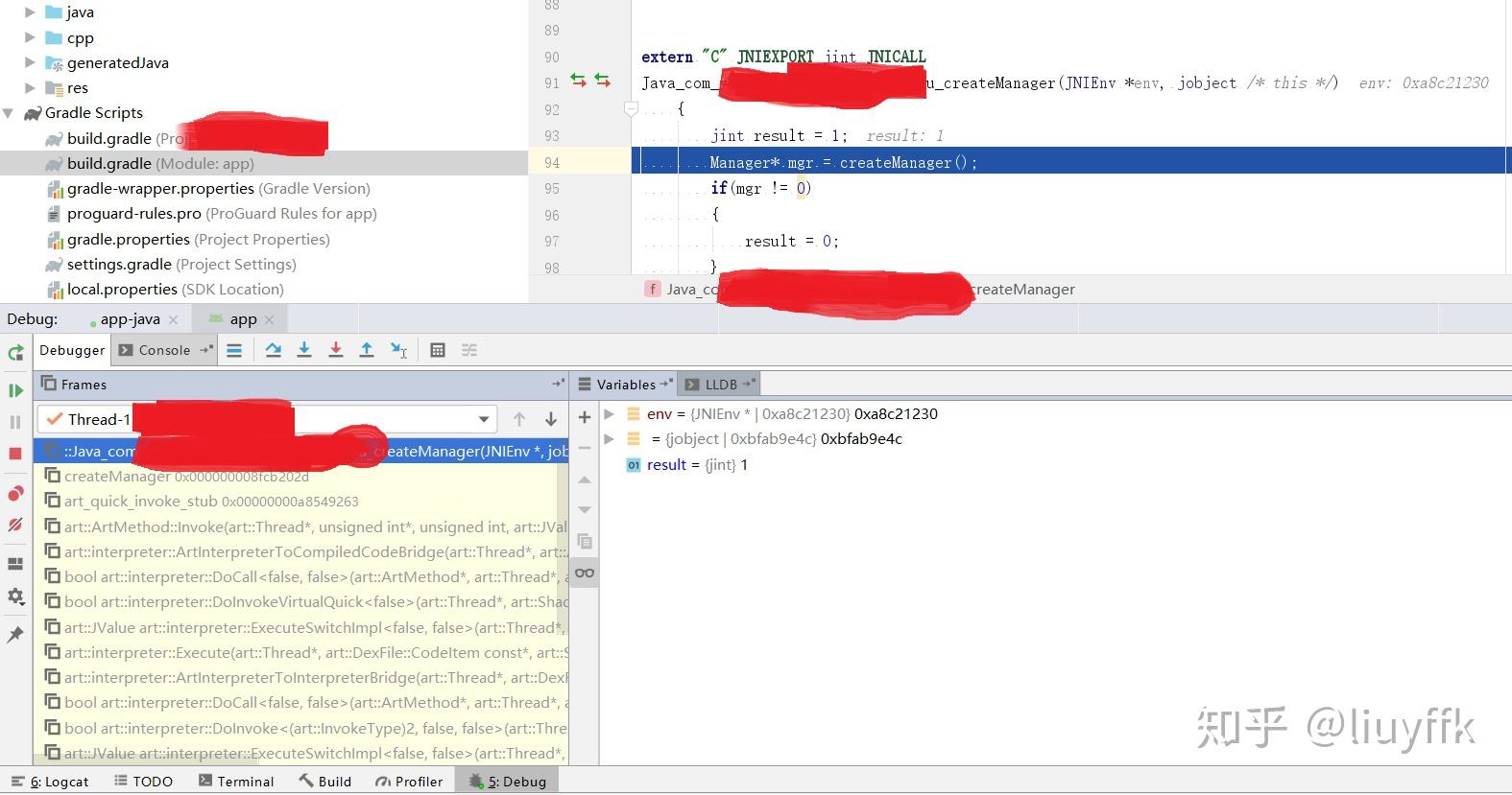 android studio JNI 调试 （debug） - 知乎