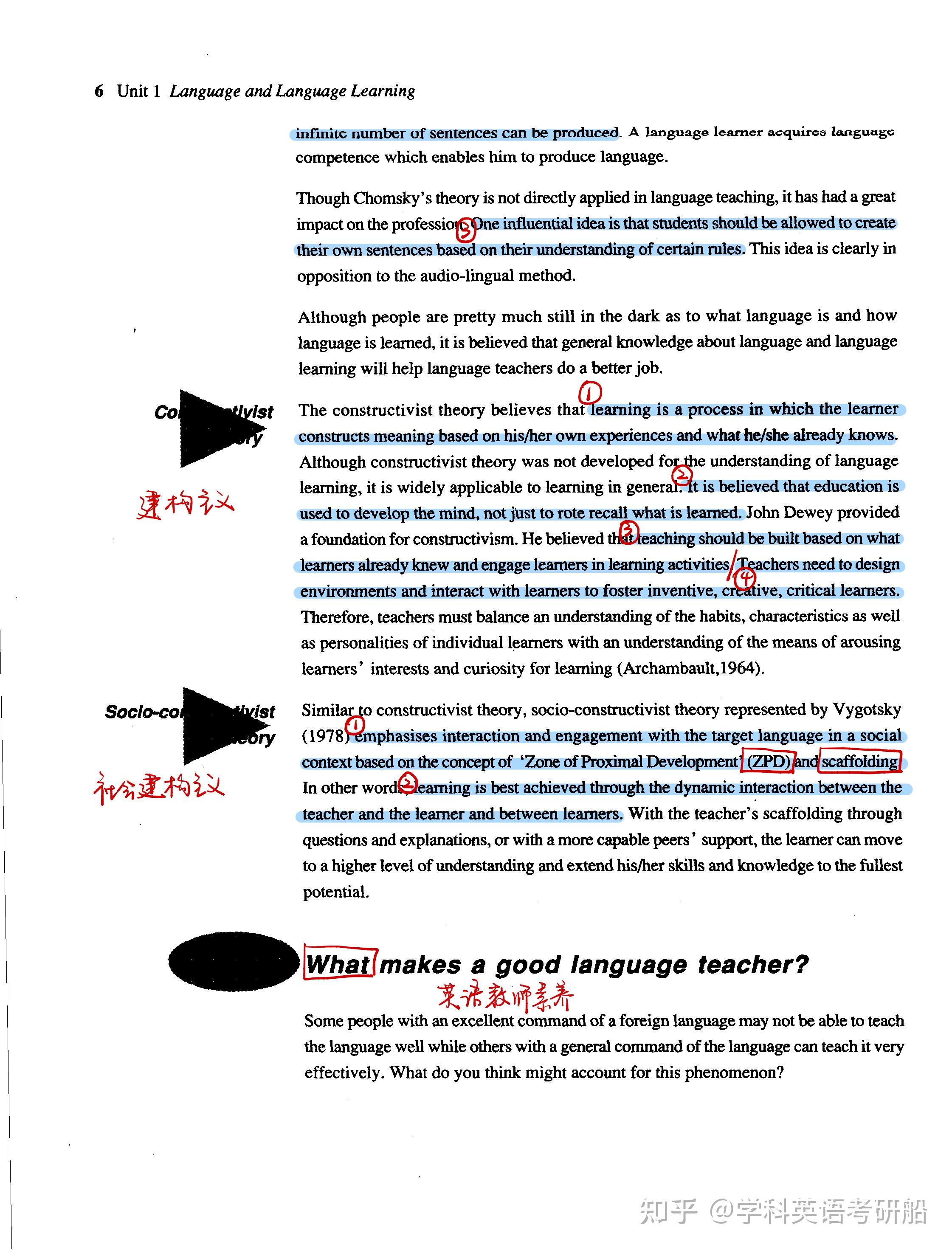 王蔷教学法的复习方法‖初识教学法+Unit 1 Language and Language Learning - 知乎