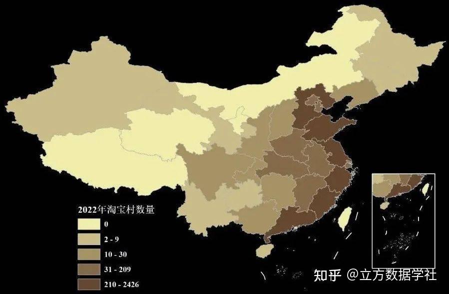 2014-2022年我国省市县三级的淘宝村数量（Excel/Shp格式） - 知乎
