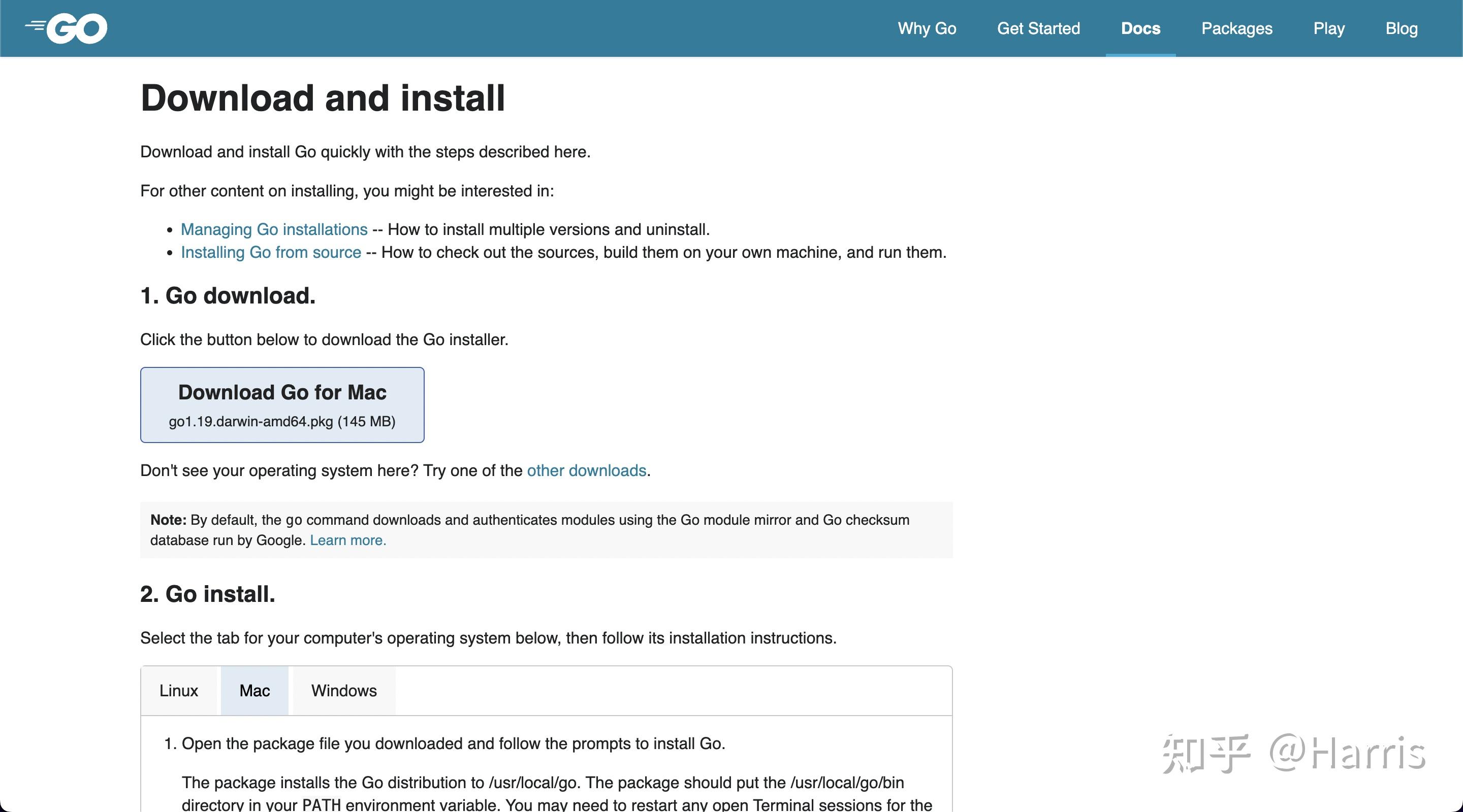 Go - Hello world - 知乎