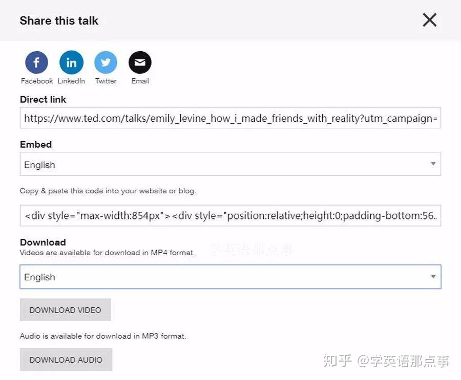 利用TED提高英语口语和听力的方法 | TED下载观看终极指南 中英字幕自选 - 知乎
