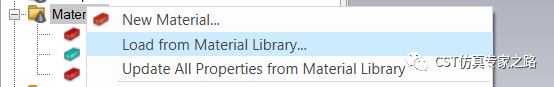 CST软件如何添加和管理自定义的材料 - 知乎