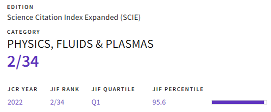 PoF最新影响因子发布！内附部分高被引论文 - 知乎