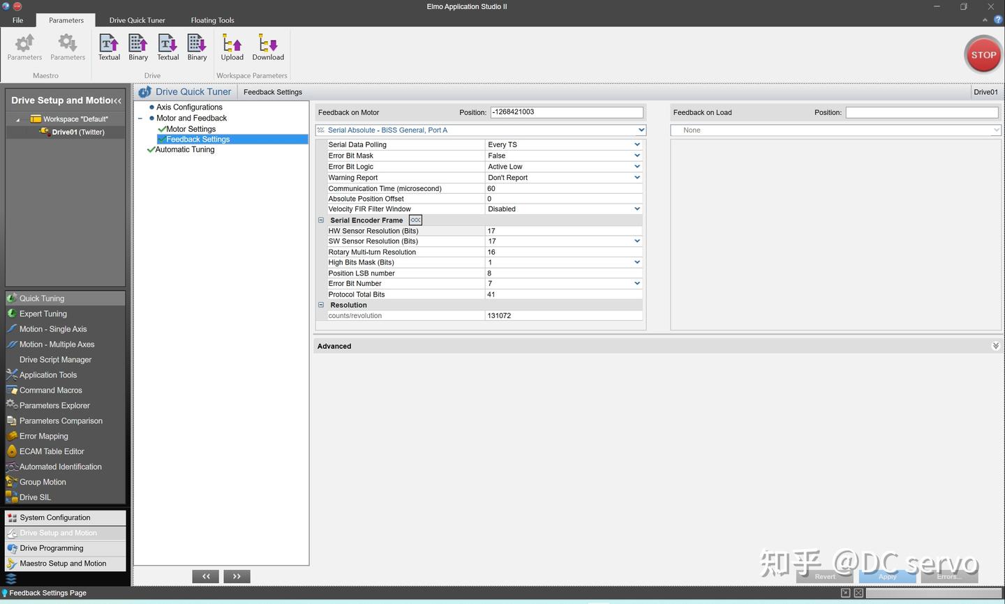 elmo驱动器上位机EASII软件的调试使用 - 知乎