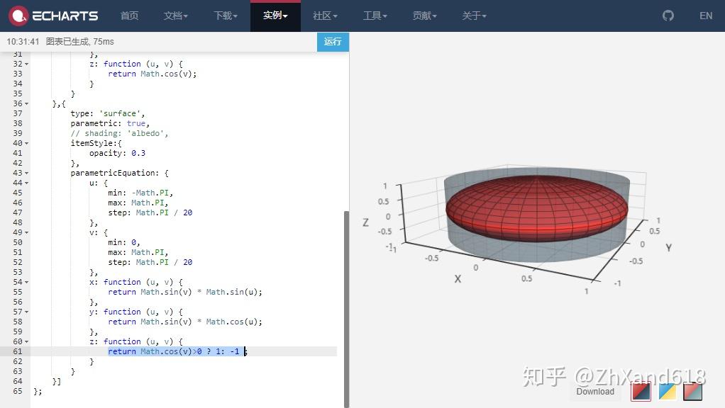 ECharts 3D 饼图近似实现 - 知乎