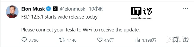 特斯拉FSD12.5.1今日开始全面推送 - 知乎