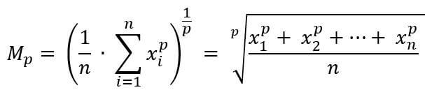幂均值（Power Mean）广义均值（Generalized Mean） - 知乎
