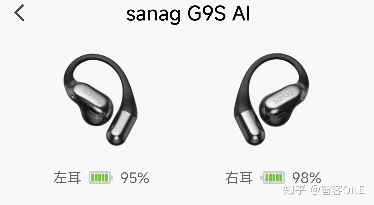 开放式耳机新革命：塞那G9S 主动降噪AI开放式蓝牙耳机