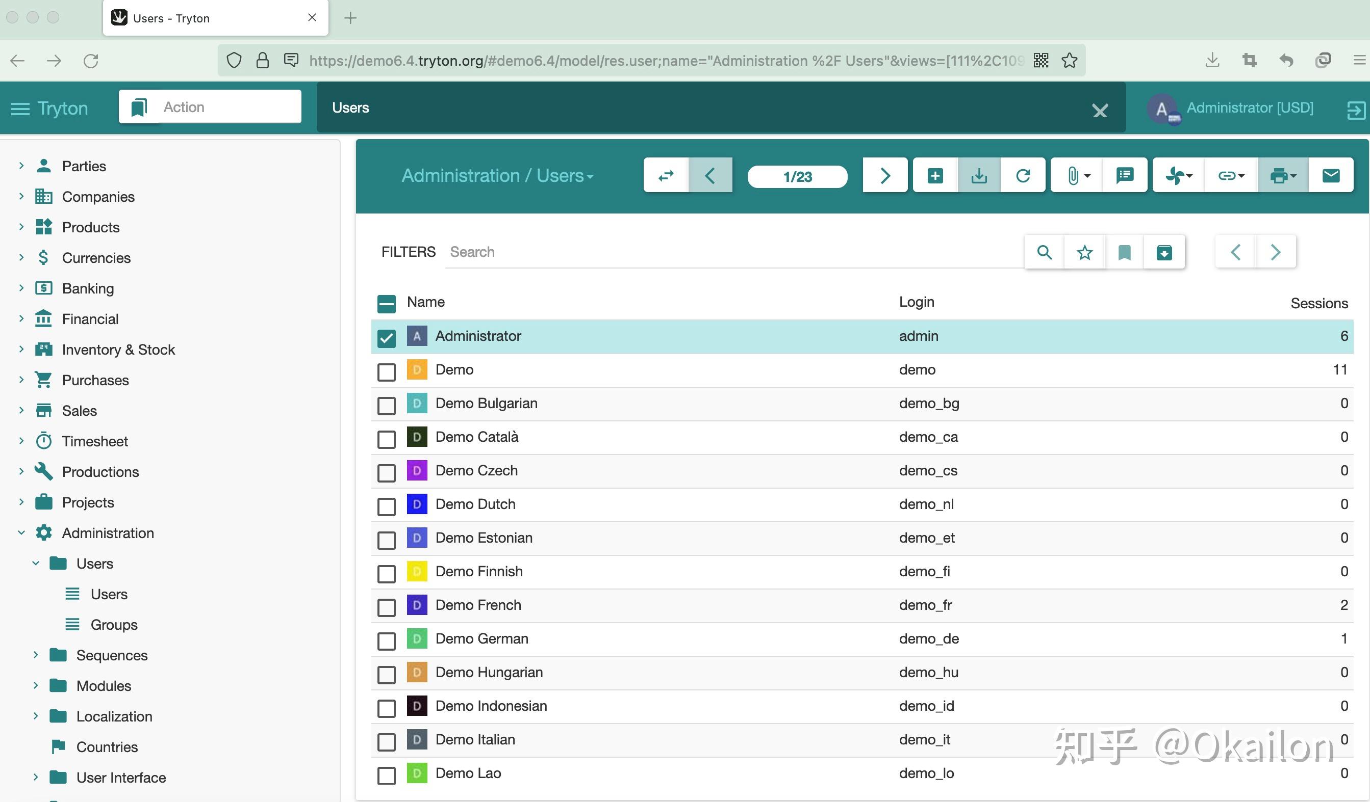 适合中小企业/小微企业的开源ERP Tryton 内容介绍，多语言，多货币，多国用户，环境安装神速（此开源不=彼开源） - 知乎