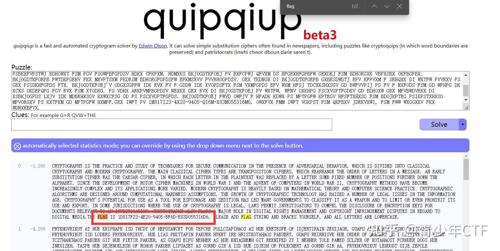 【青少年CTF】Crypto-easy 题解小集合 - 知乎