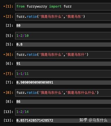 fuzzywuzzy完全指南 - 知乎