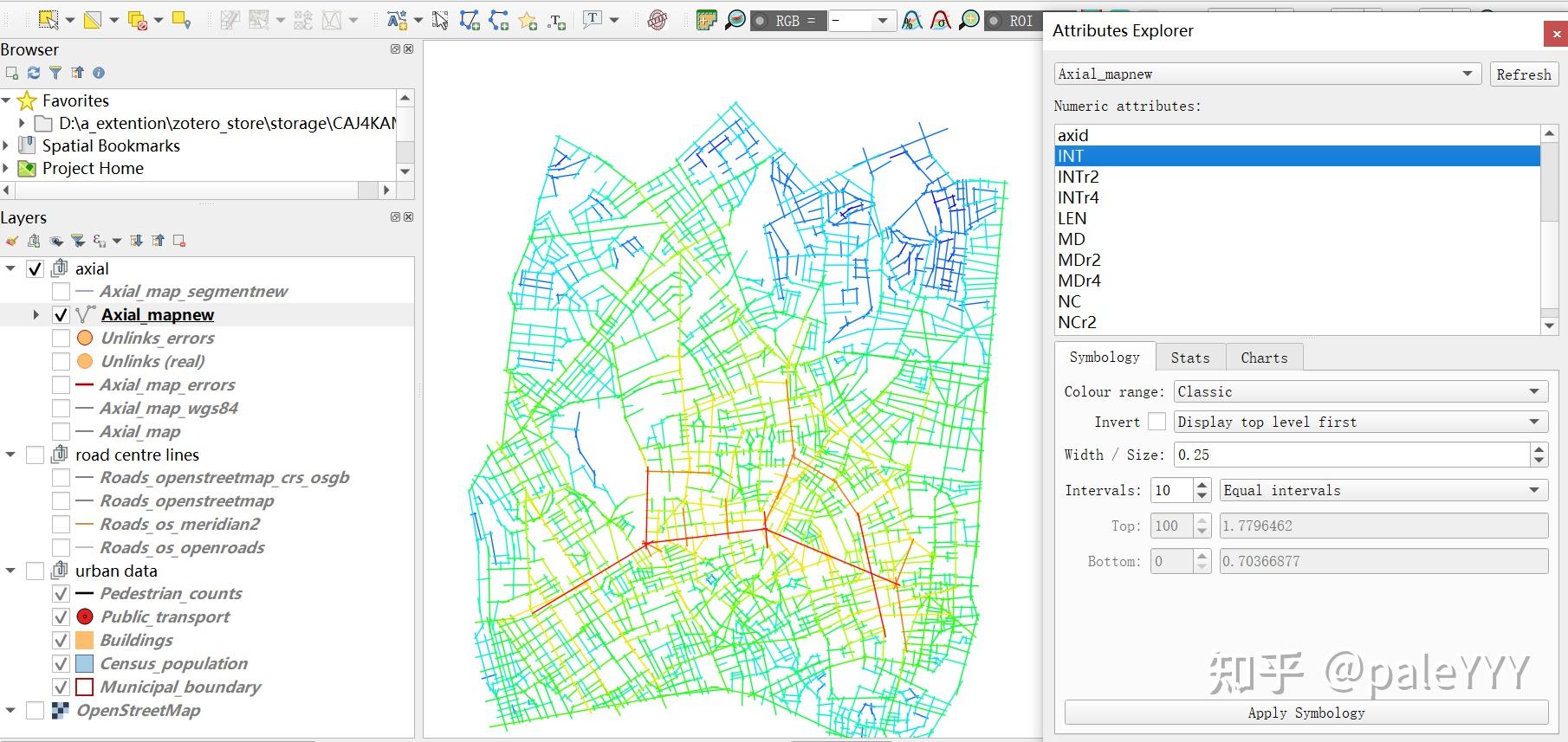 The Space Syntax Toolkit|QGIS中集成空间句法(补) - 知乎