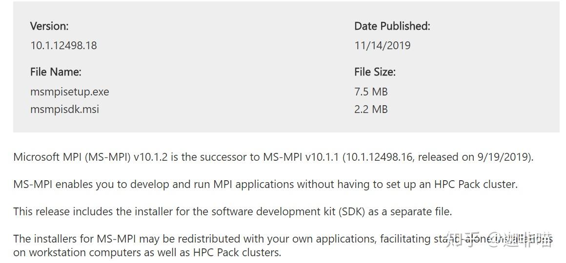 Win10下Microsoft MPI（MSMPI）的下载安装 - 知乎