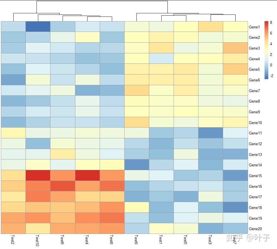 R-pheatmap绘制热图 -学习笔记 - 知乎